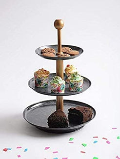 3-Tier Metal Cake Stand, Cupcake and Dessert Stand – ArtyCraftz