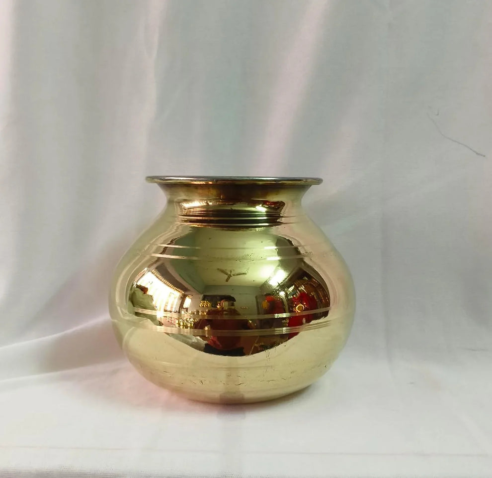 Brass Pongal Panai | Traditional Brass Pot for Pongal Festival – ArtyCraftz