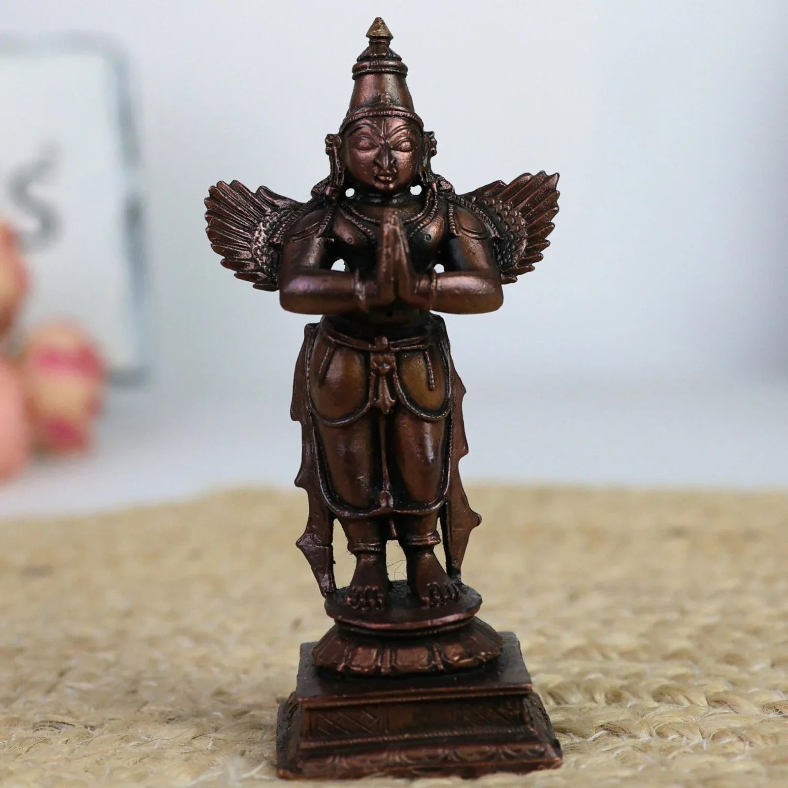 Exquisite Copper Garuda Dev Statue – ArtyCraftz
