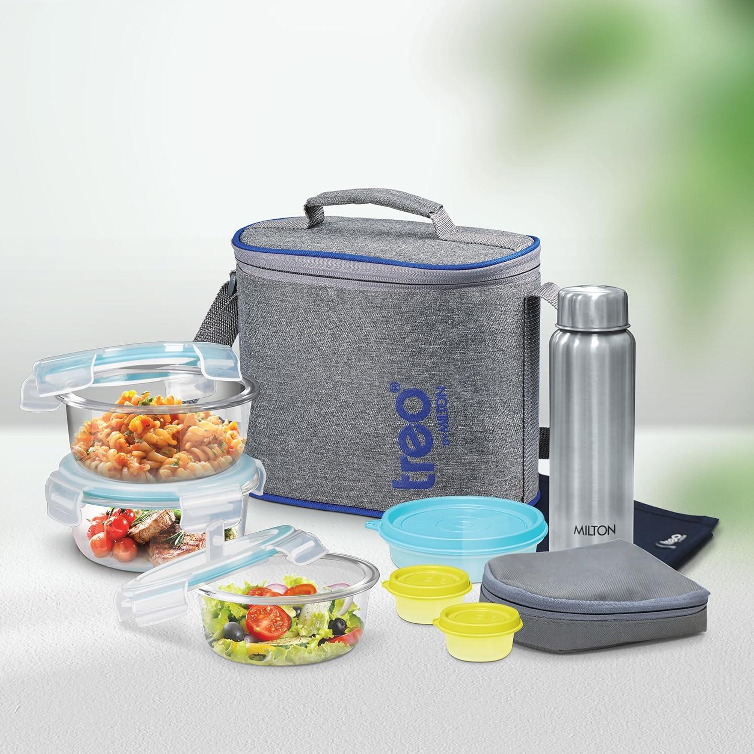 Treo All Fresh Premier Glass Lunch Box set - ArtyCraftz - Online ...