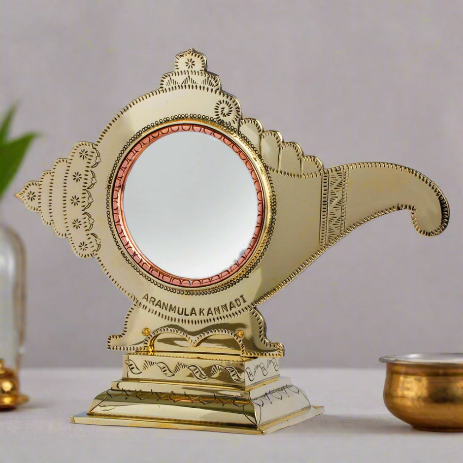 Brass Nanda Diya With Lotus Petal – ArtyCraftz - Online Shopping Site ...